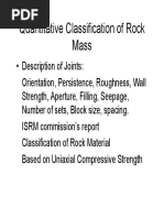 Rock Mass Rating and Classification Guide | PDF | Clay | Applied And ...
