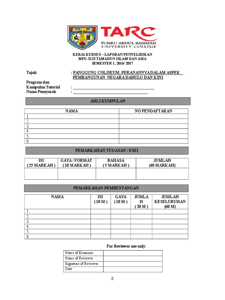 Contoh Laporan Kerja Lapangan | PDF