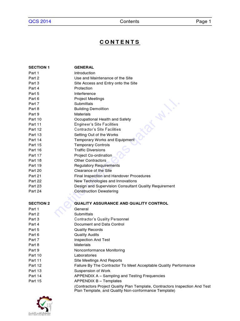 QCS - 2014.pdf | General Contractor | Qatar