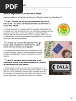 V890 SORN Declaration Form Guide | PDF | Vehicles | Government