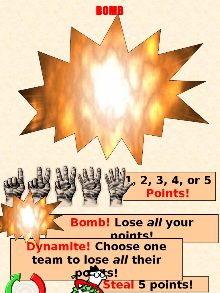 Fun Points-Based Bomb Game Rules | PDF | Sports & Recreation