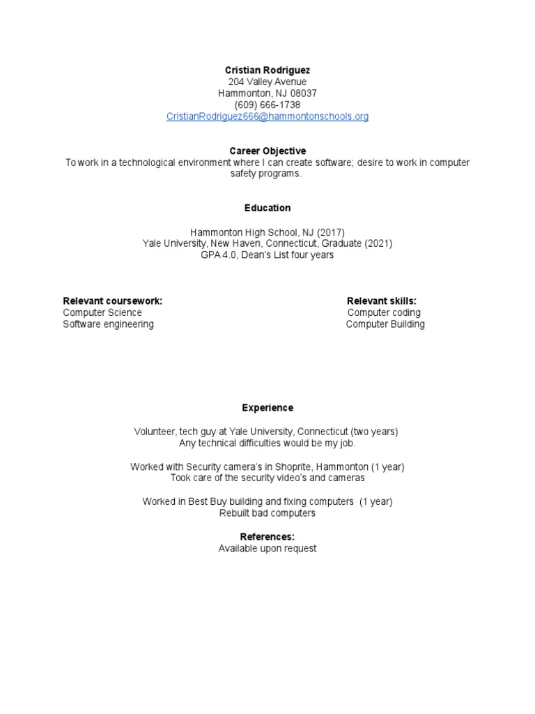 Resume Guy | PDF