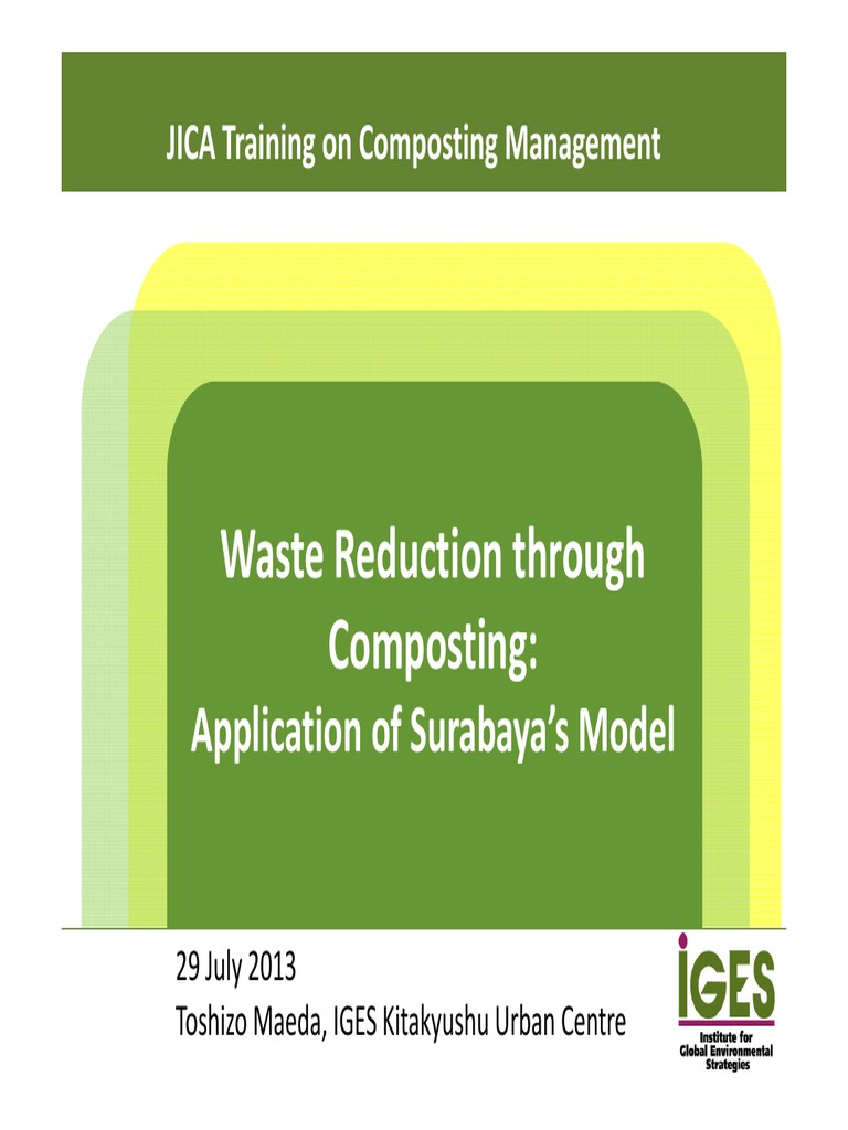 Compost Training IGES | PDF | Waste Management | Compost