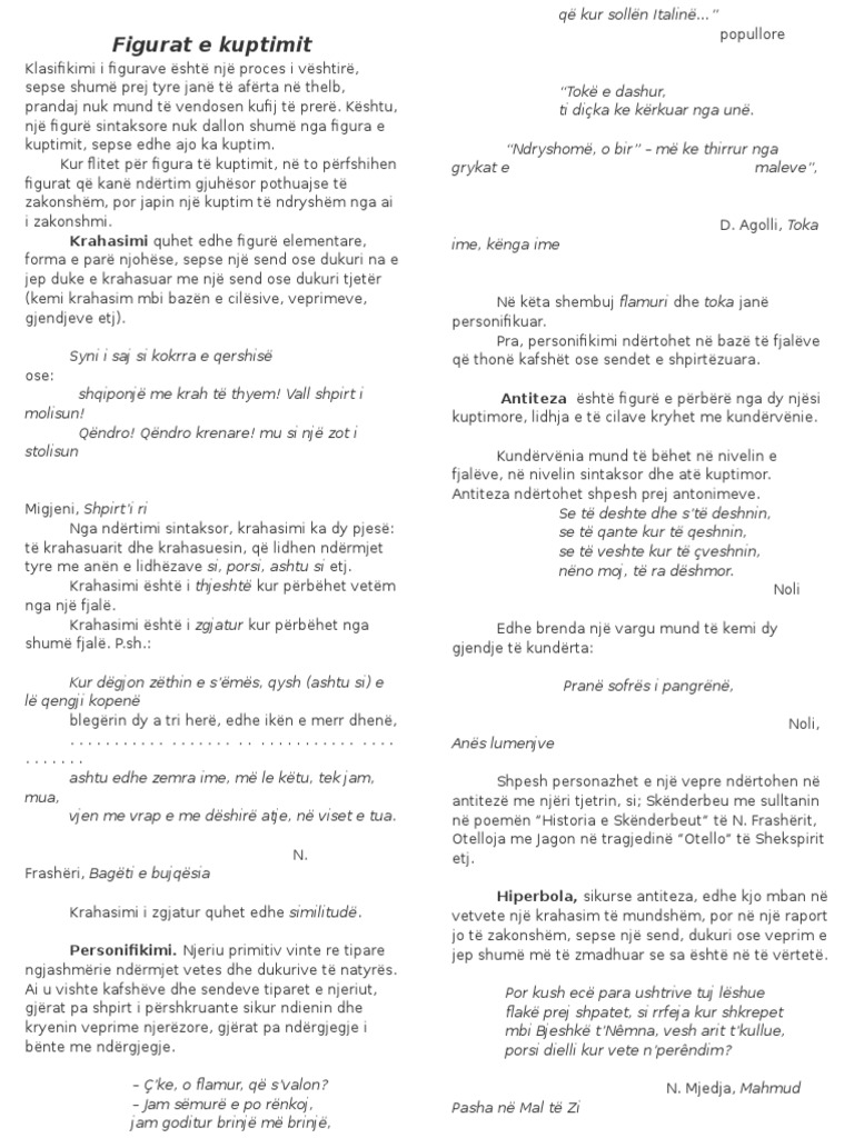 Figurat Stilistike | PDF