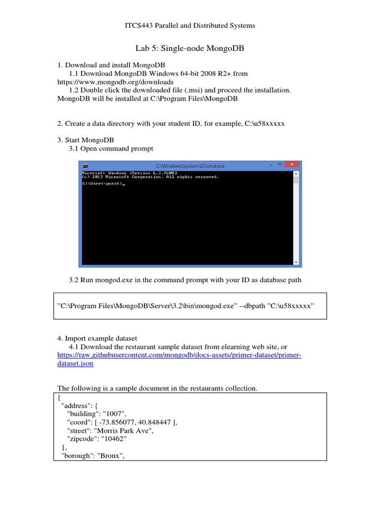 Lab 5 Mongodb Pdf