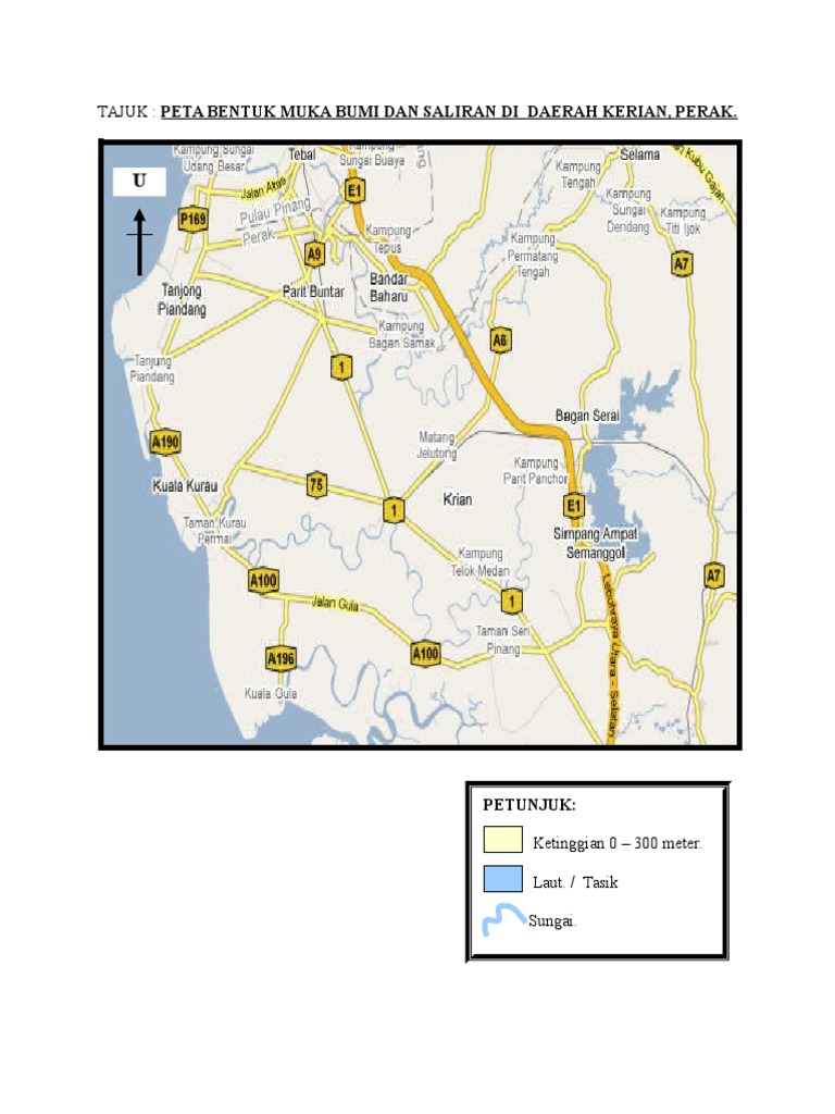 Peta Daerah Kerian | PDF