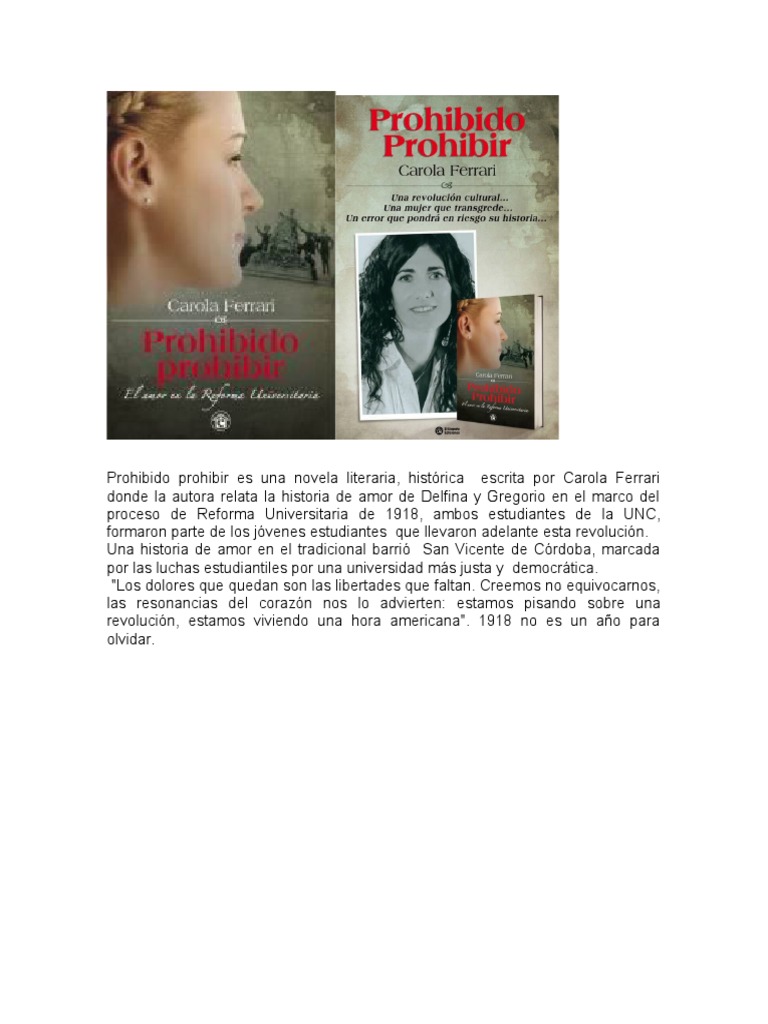 Prohibido Prohibir Libro | PDF