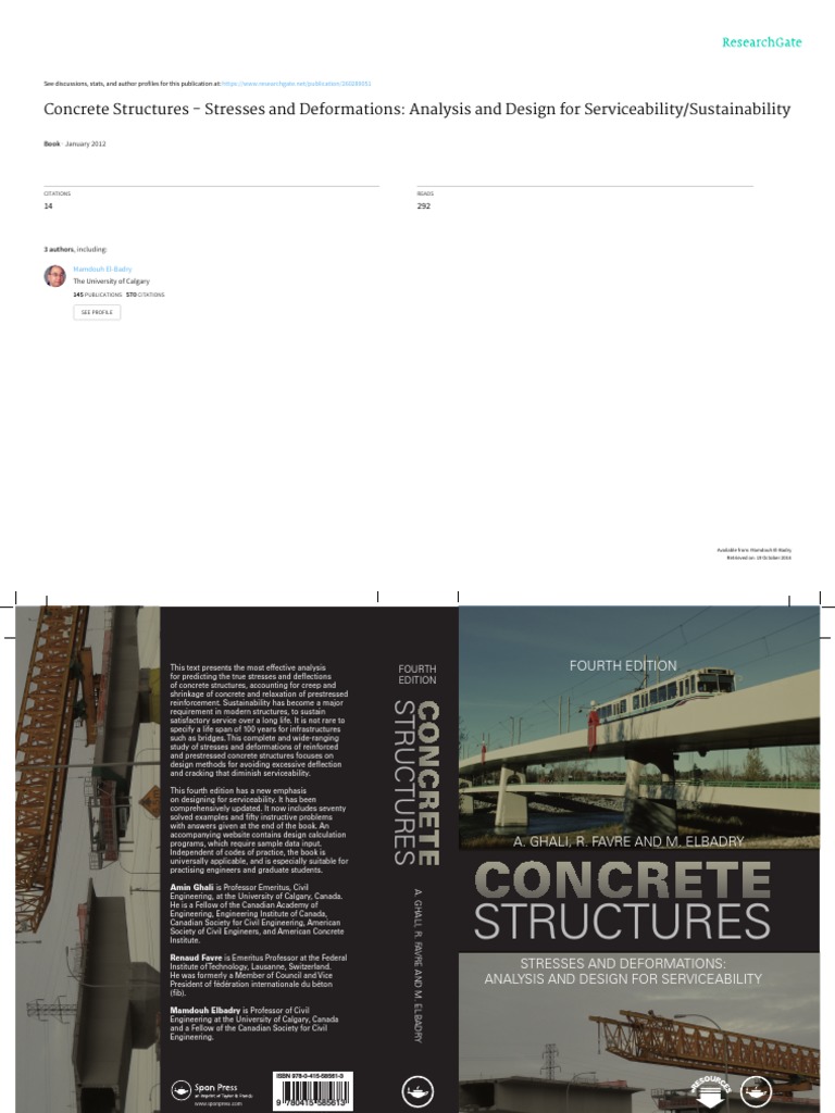 Concrete Design for Engineers | PDF