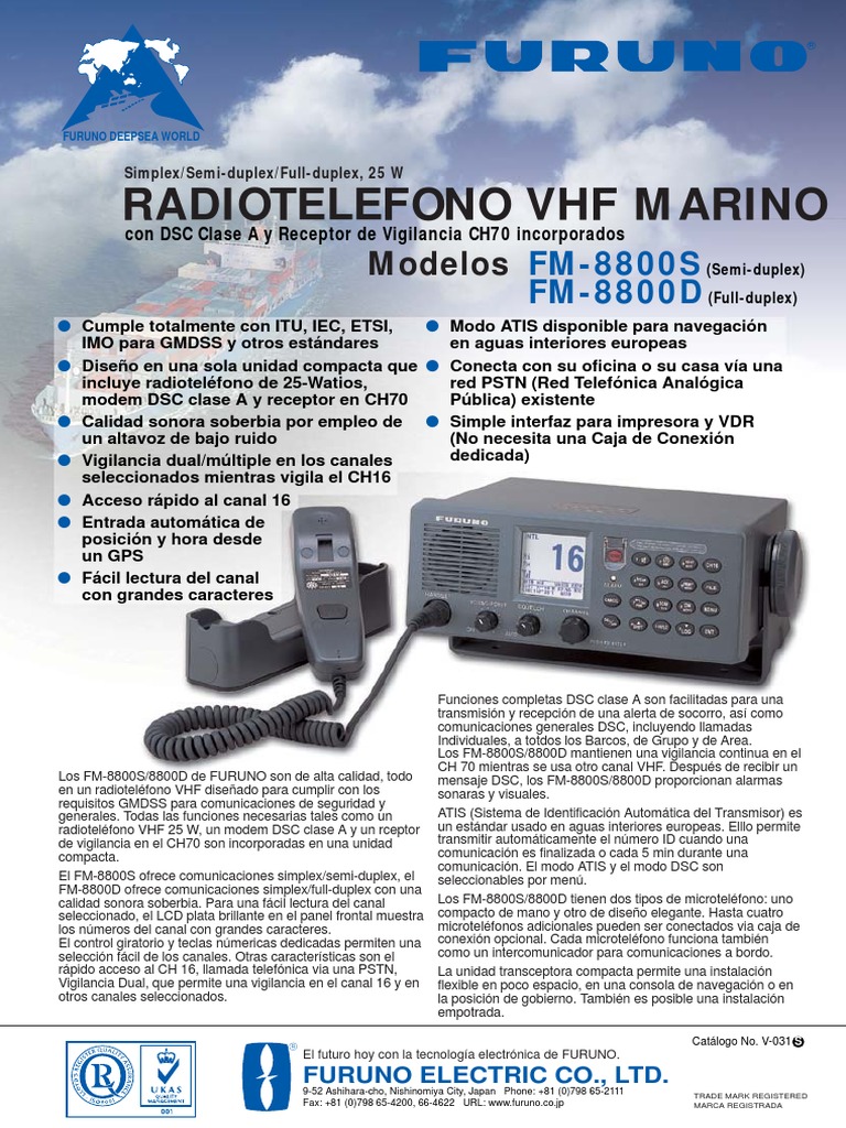 FM 8800 | PDF | Duplex (Telecomunicaciones) | Tecnología de medios