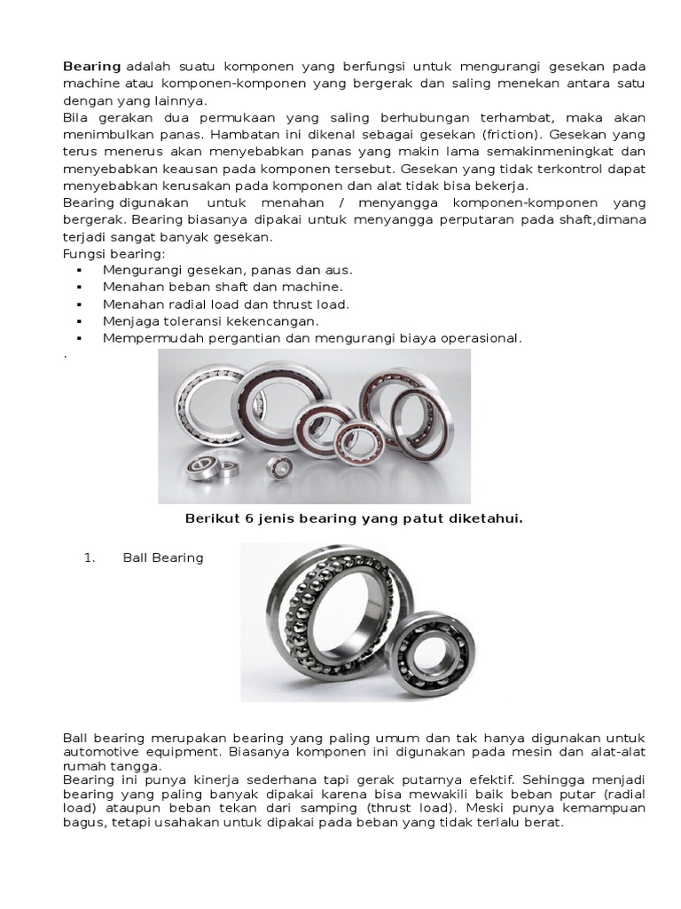 Materi Bearing | PDF