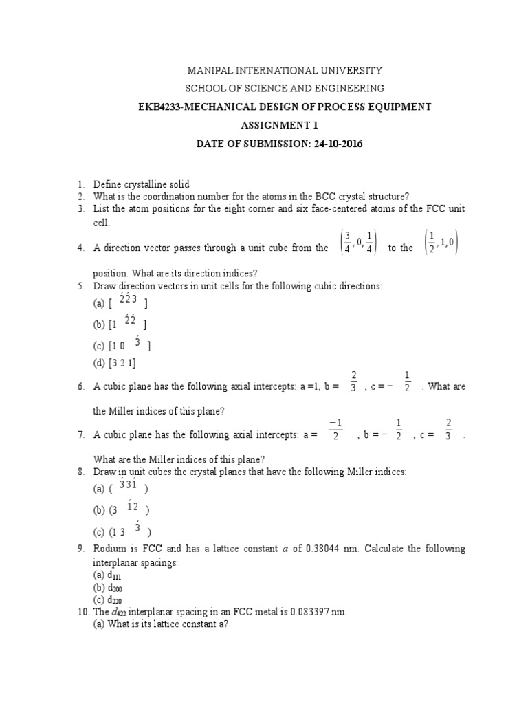 Assignment 1 | PDF | Teaching Methods & Materials | Science & Mathematics