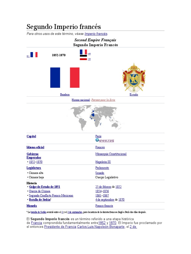 Segundo Imperio francés.docx | Gobierno | Política