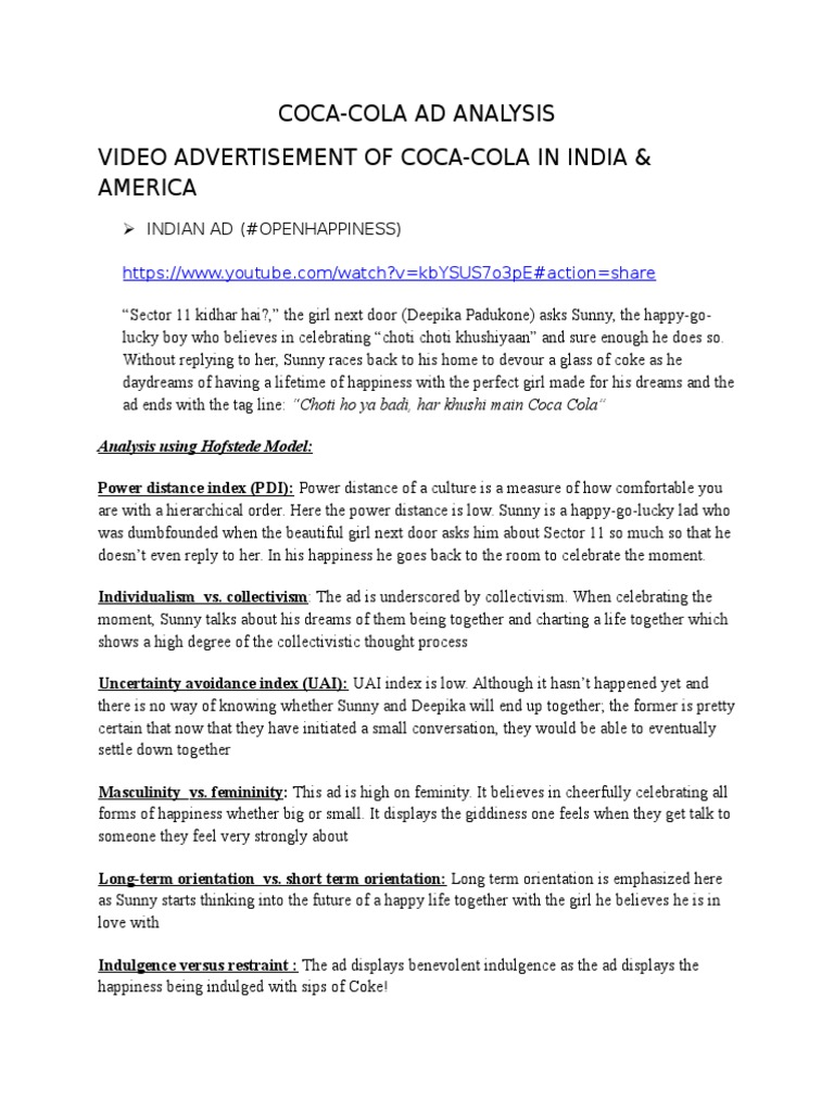 Advertising Campaign of Coca-Cola | PDF | Coca Cola | Logos