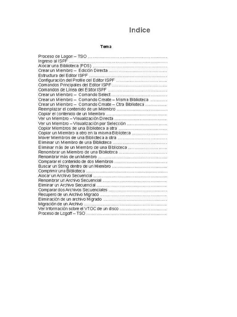 TSO Full | PDF | Archivo de computadora | Áreas de informática