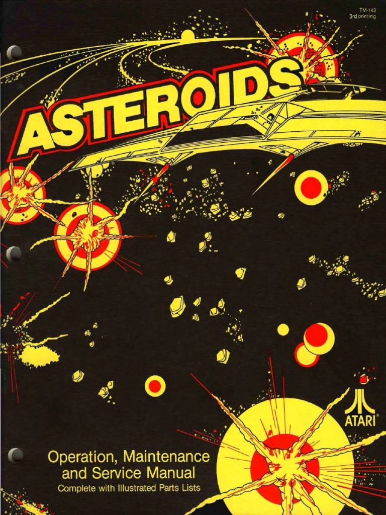 Atari - Asteroids (1979) - Operation, Maintenance and Service Manual