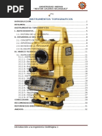 Descripción Del Tránsito o Teodolito y Usos | PDF | Topografía | Geografía