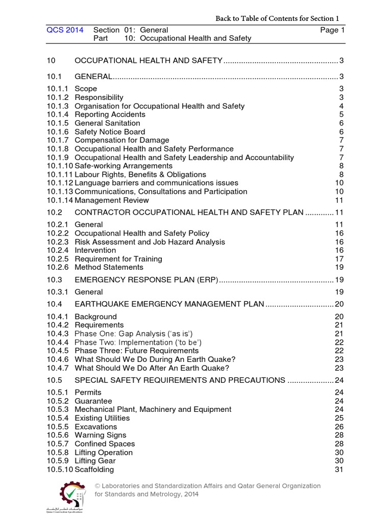 Occupational Health and Safety | PDF | General Contractor ...