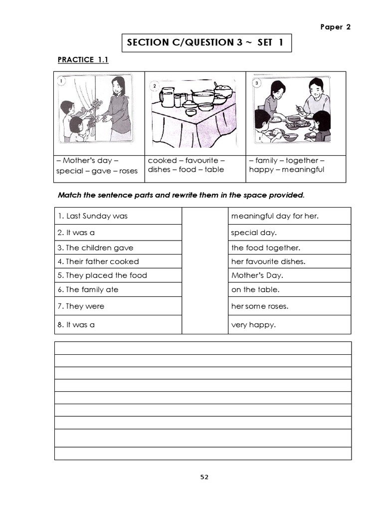 Section C Writing Practices PDF | PDF