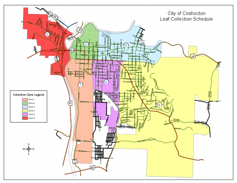 Coshocton Leaf Collection Schedule | PDF | Garden Plants | Ethnobotany