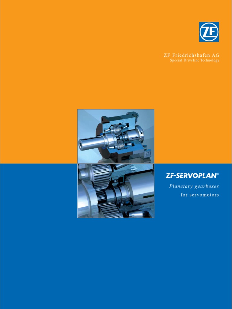 ZF Servoplan PG Catalog Rev D | PDF | Transmission (Mechanics) | Gear