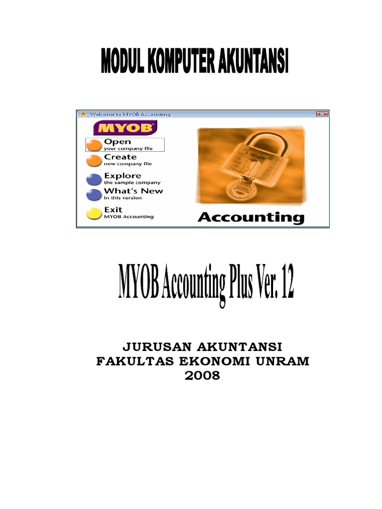 Modul Myob 12 Revisi 2009 PDF | PDF | Pengelolaan Keuangan & Uang