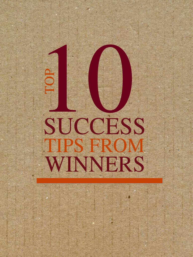 10 Success Tips For Winners | PDF