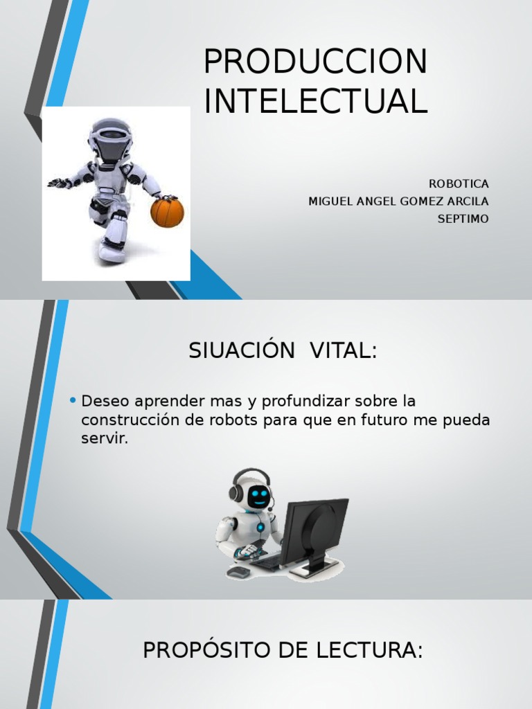 Produccion Intelectual | PDF | Robótica | Mecatrónica