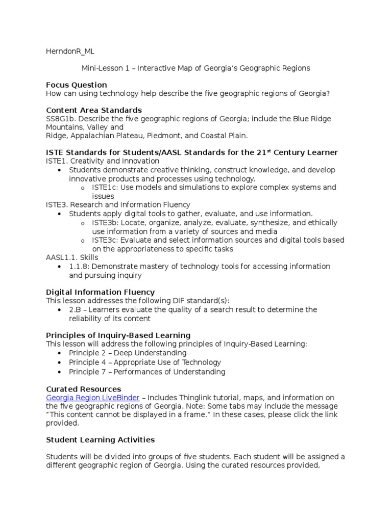 Social Studies Mini Lessons | PDF | Inquiry Based Learning | African ...