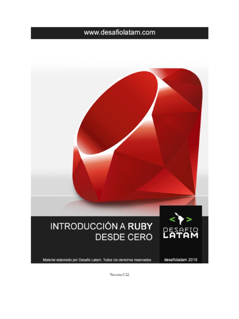 Libro Ruby | PDF | Ruby (lenguaje de programación) | Lenguaje de programación