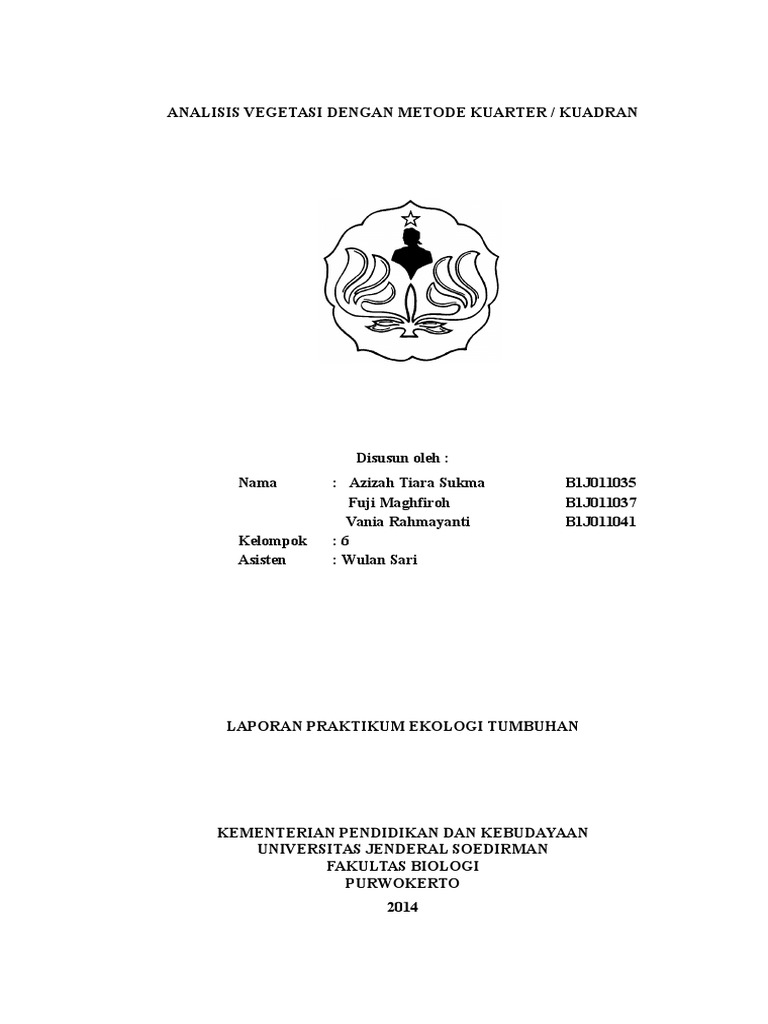 Analisis Vegetasi Dengan Metode Kuarter | PDF