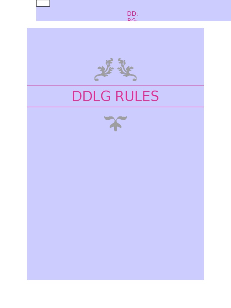 Rules | PDF