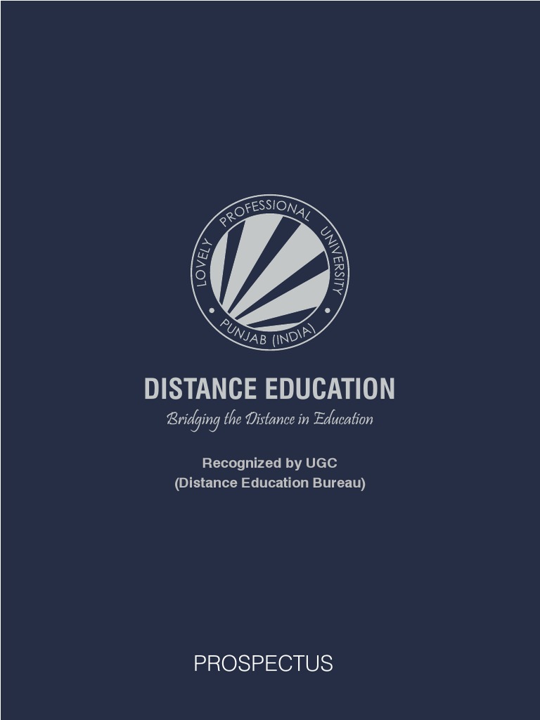 Lpu Brochure PDF | PDF | Distance Education | Educational Technology