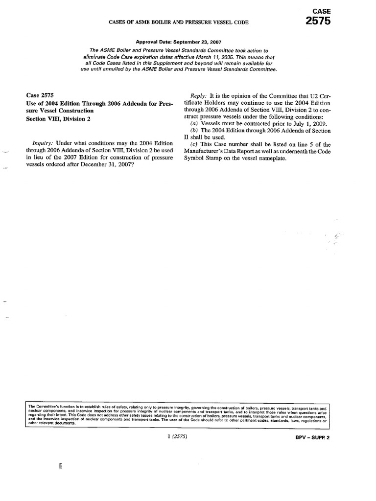 Code Case 2575 | PDF