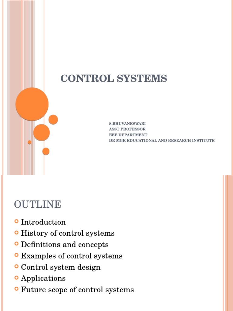 Control Systems | PDF | Control Theory | Control System
