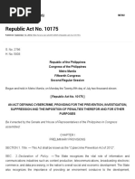 RA 10175 - Cybercrime Law | PDF