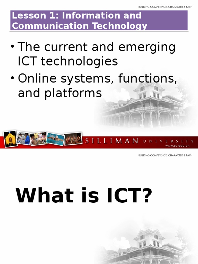 ict - lesson 1 | Technological Convergence | Web 2.0