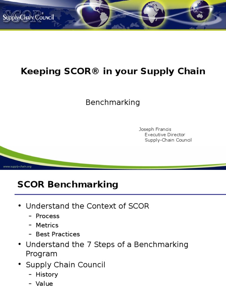 SCOR Benchmarking | PDF | Supply Chain | Benchmarking