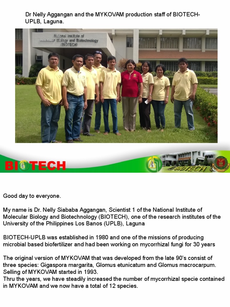 Mykovam: Effective Biofertilizer Use | PDF | Botany | Plants