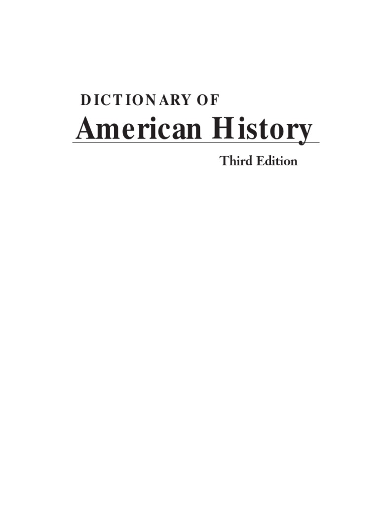 Dictionary of American History 3rd Vol 05 PDF | PDF | Trade Union ...