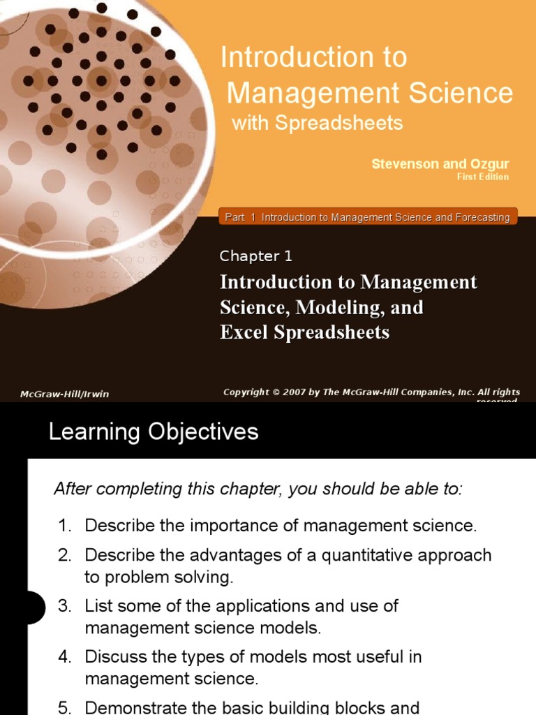 Management Science | PDF | Business Economics | Business