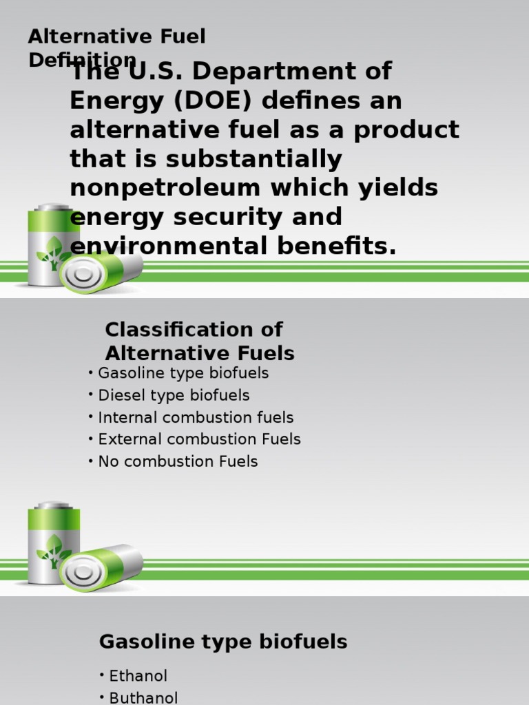 Alternative Fuels | PDF | Alternative Fuel | Natural Gas