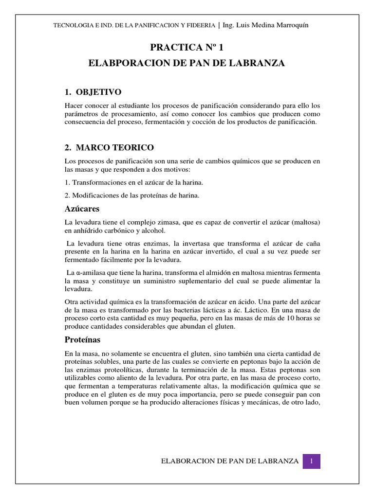 Pan de Labranza | PDF | Panes | Levadura