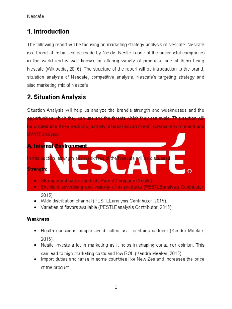 Nescafe | PDF | Market Segmentation | Brand