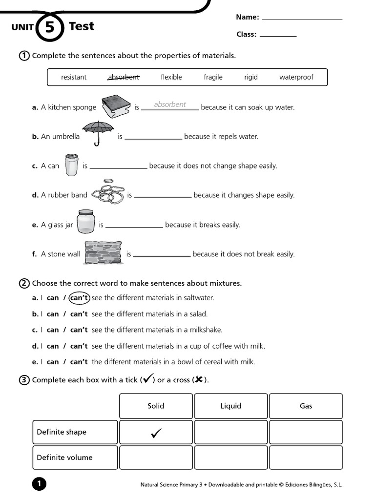 4e419-Naturalscience03 Cam Unit05 Test | PDF | Home & Garden | Science ...