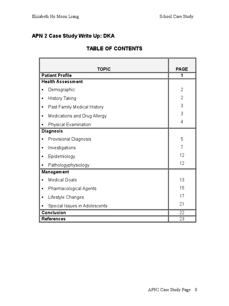 Apn2 Case Study Dka | PDF | Diabetes Mellitus Type 2 | Hyperglycemia