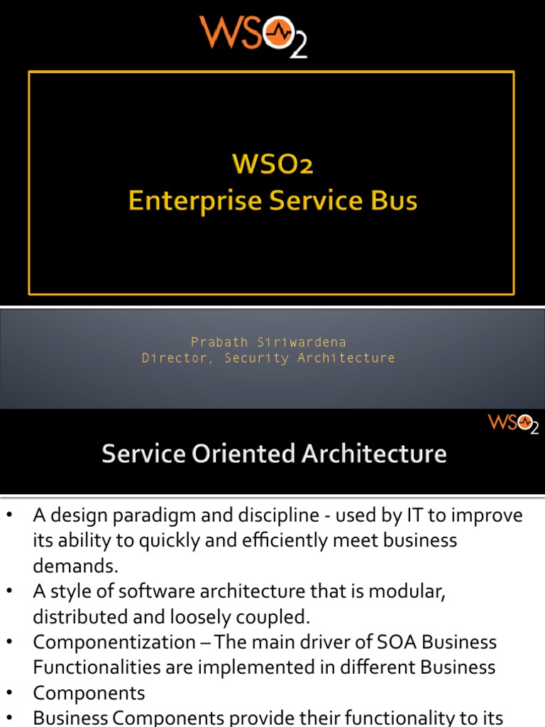 Wso2 Esb PDF | PDF | Soap | Service Oriented Architecture