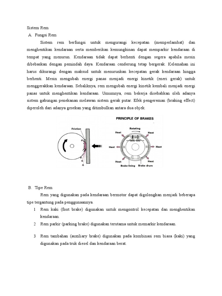 Sistem Rem | PDF