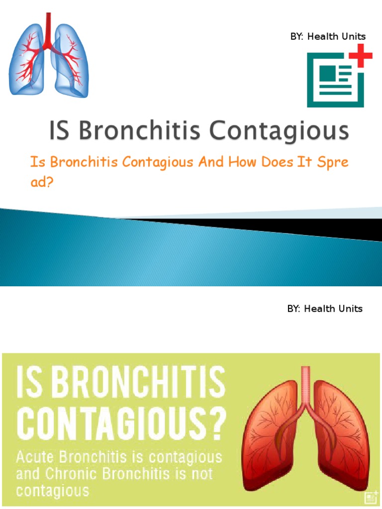 Is Bronchitis Contagious? | PDF