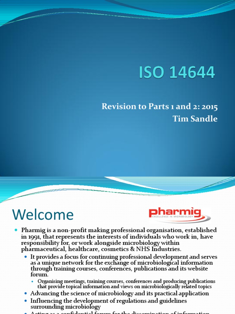 ISO 14644 Presentation PDF | PDF