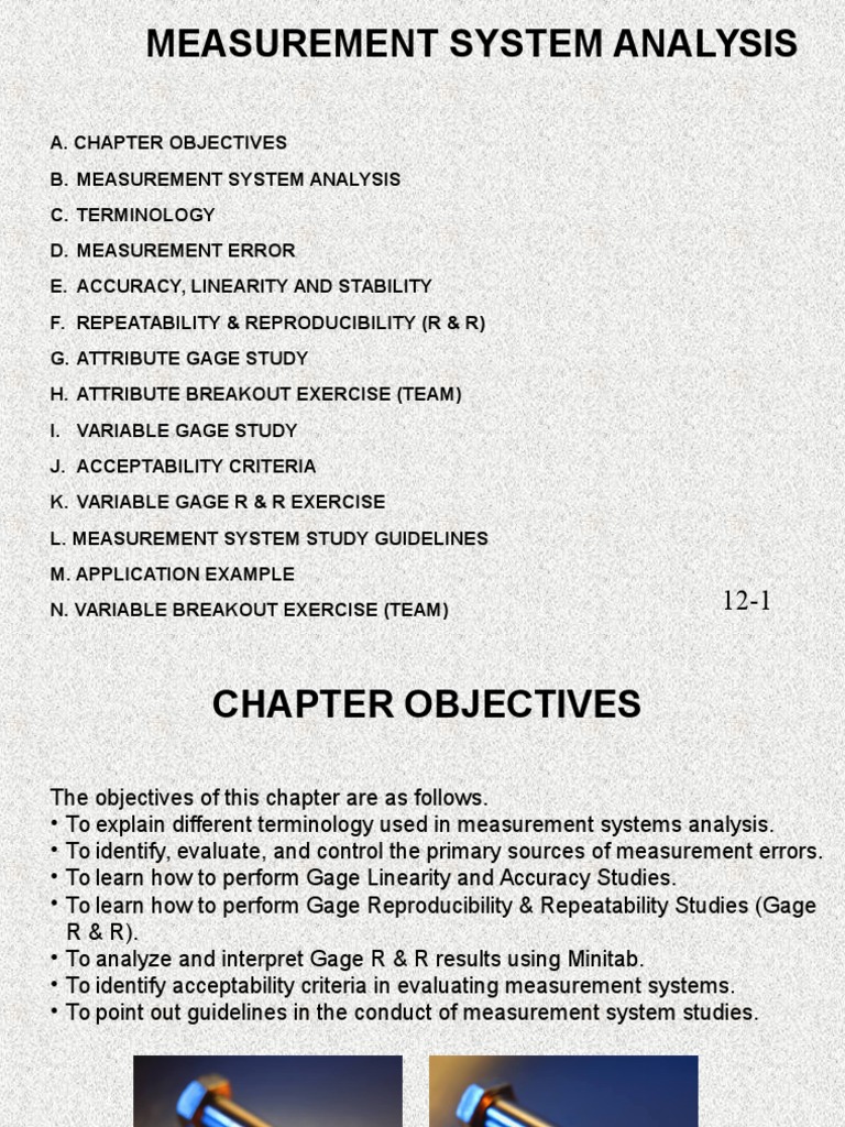 M4 - Measurement System Analysis | PDF | Standard Deviation | Analysis ...